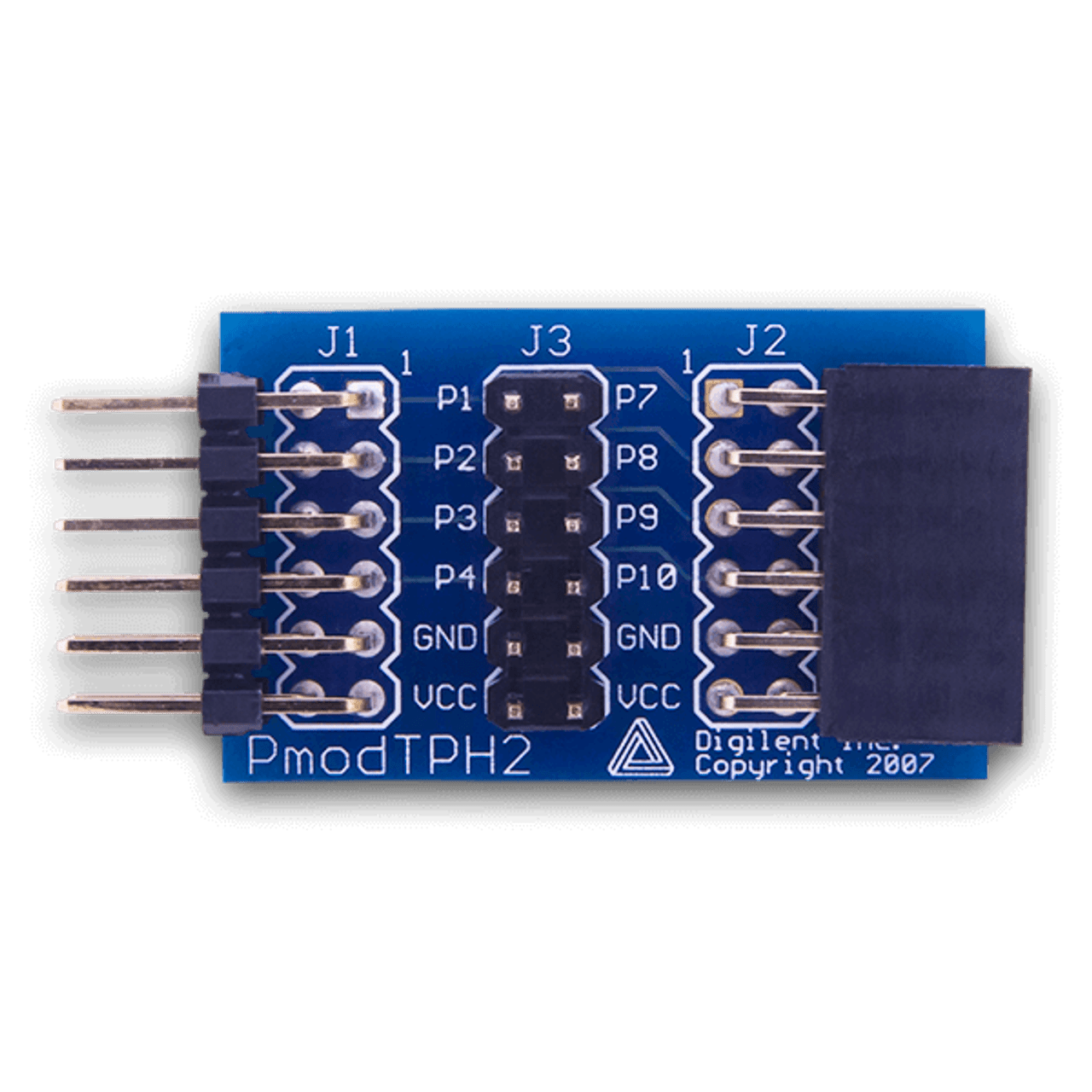 Pmod TPH2: 12-pin Test Point Header
